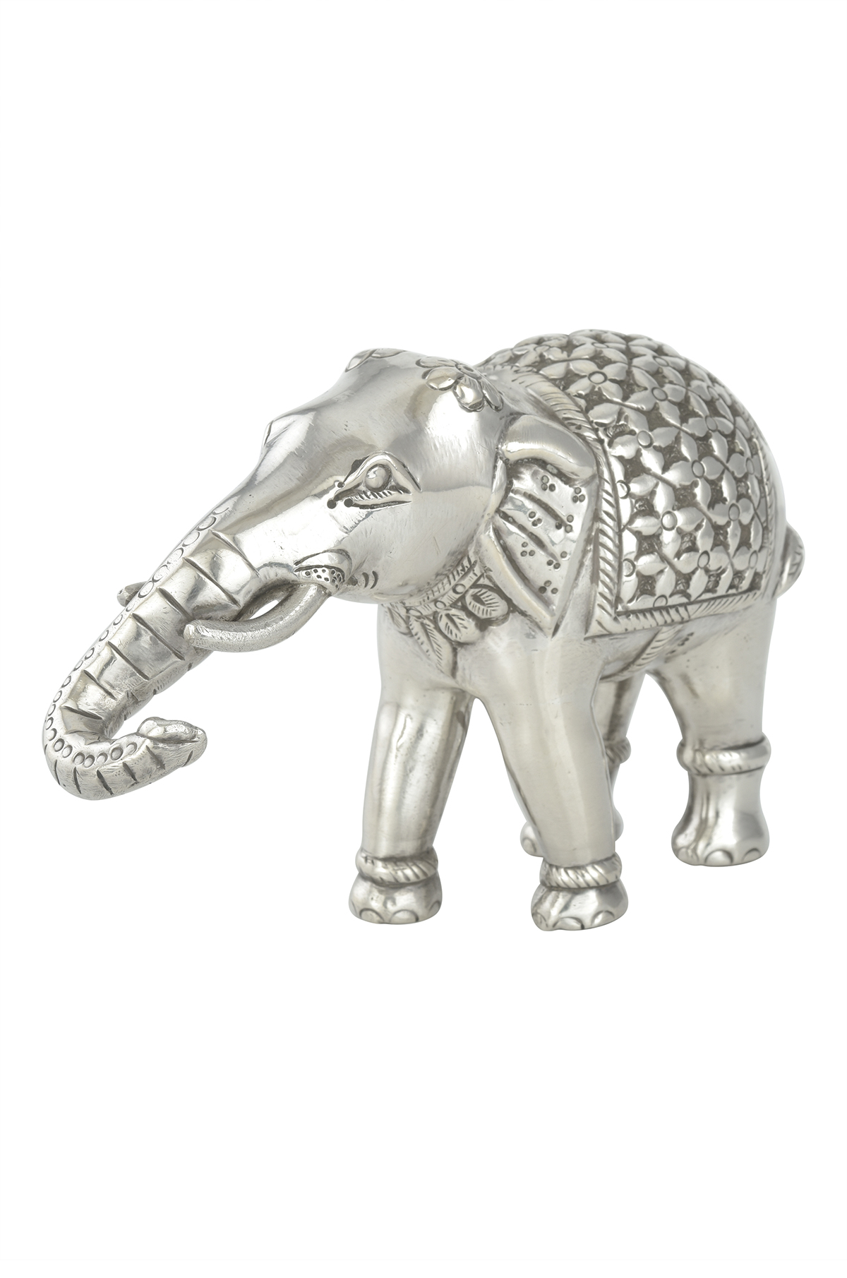 Silver Elephant Pair of 2