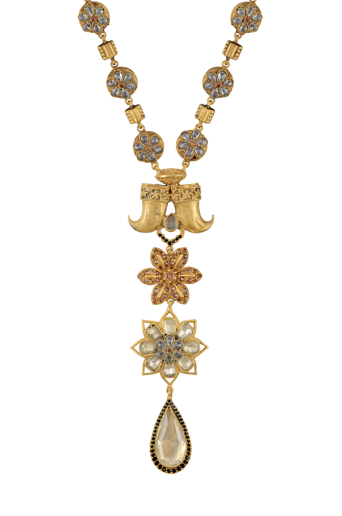 Gold Plated Silver Adhira Necklace